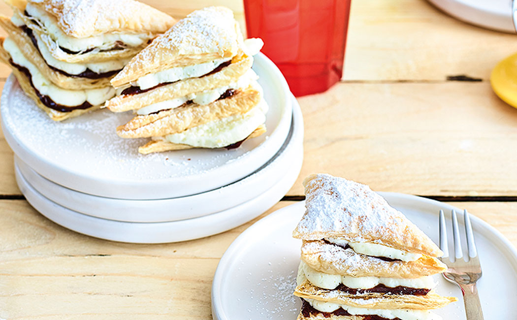 Unser Netto-Rezept für dich - Blätterteig-Schnitten mit Mascarponecreme
