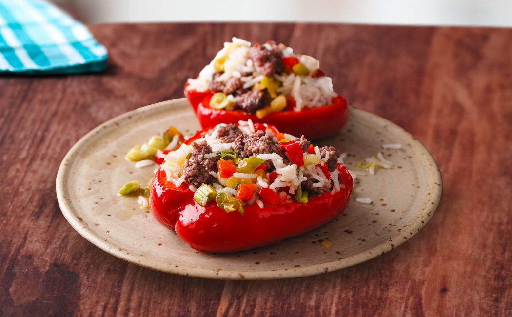 Unser Netto-Rezept für dich - Paprika mit Hackfleischfüllung