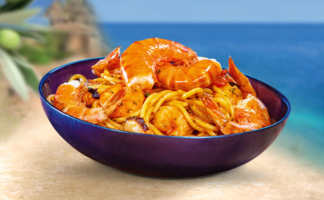 Unser Netto-Rezept für dich - Meeresfrüchte-Pasta mit Garnelen