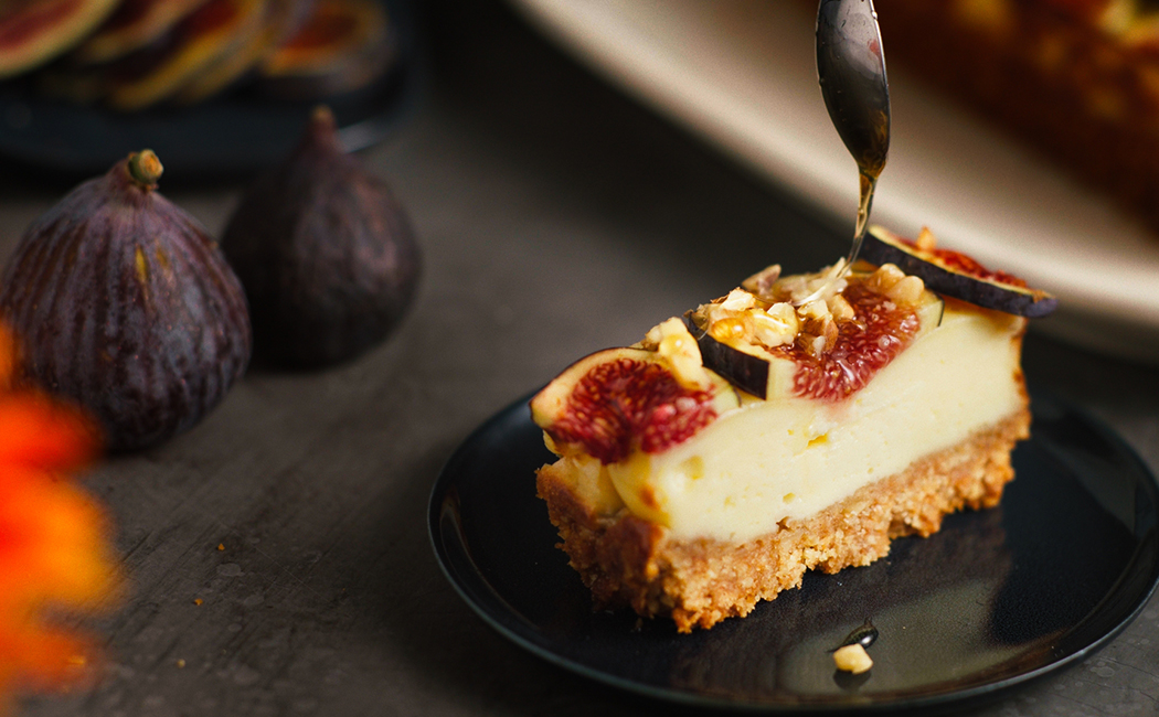 Unser Netto-Rezept für dich - Cheesecake mit Feigen und Walnüssen