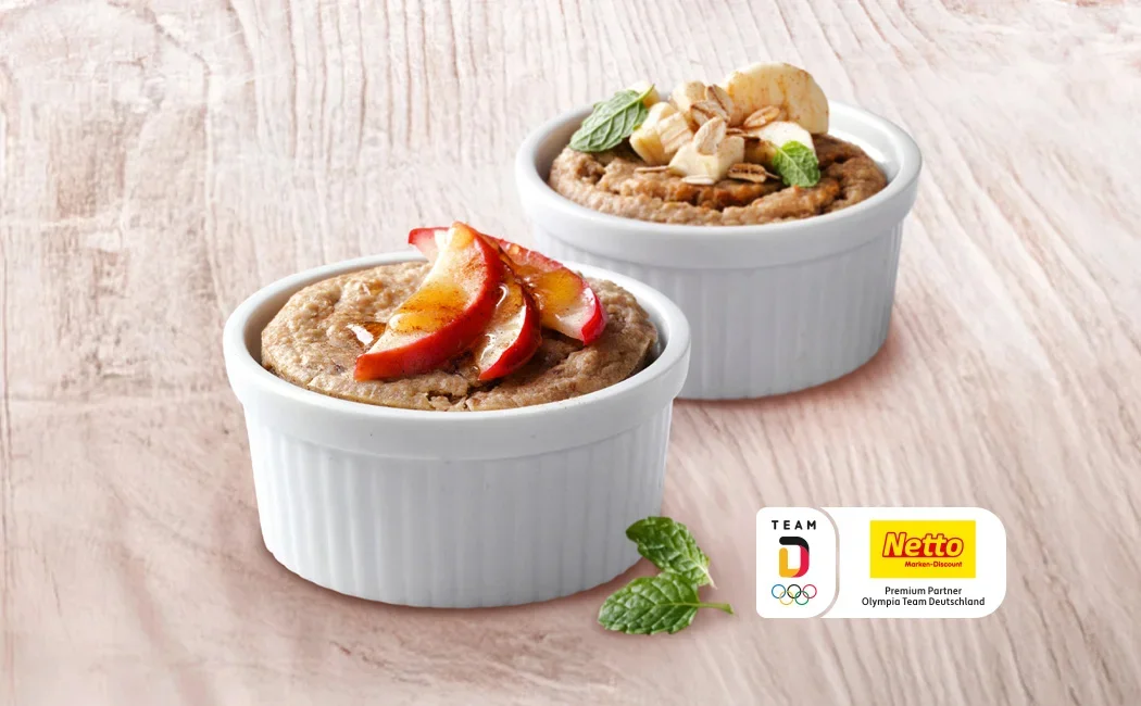 Unser Netto-Rezept für dich - Baked Oats mit Apfel