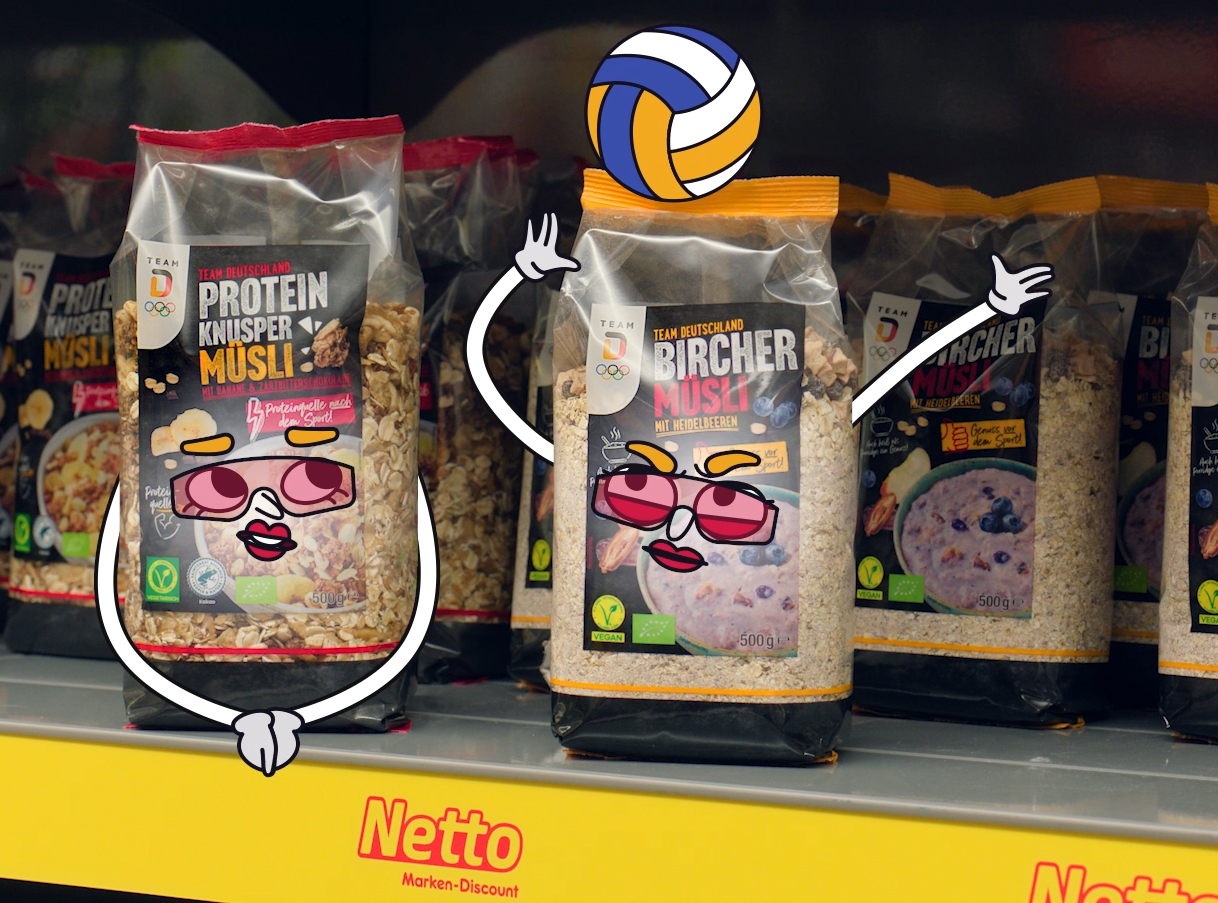 Partnerschaft, Einsatz für Team Deutschland|Netto Marken-Discount